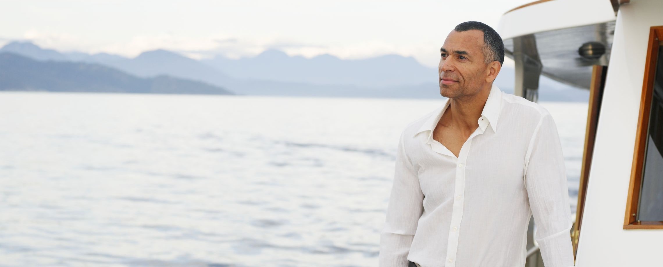 guy on yacht