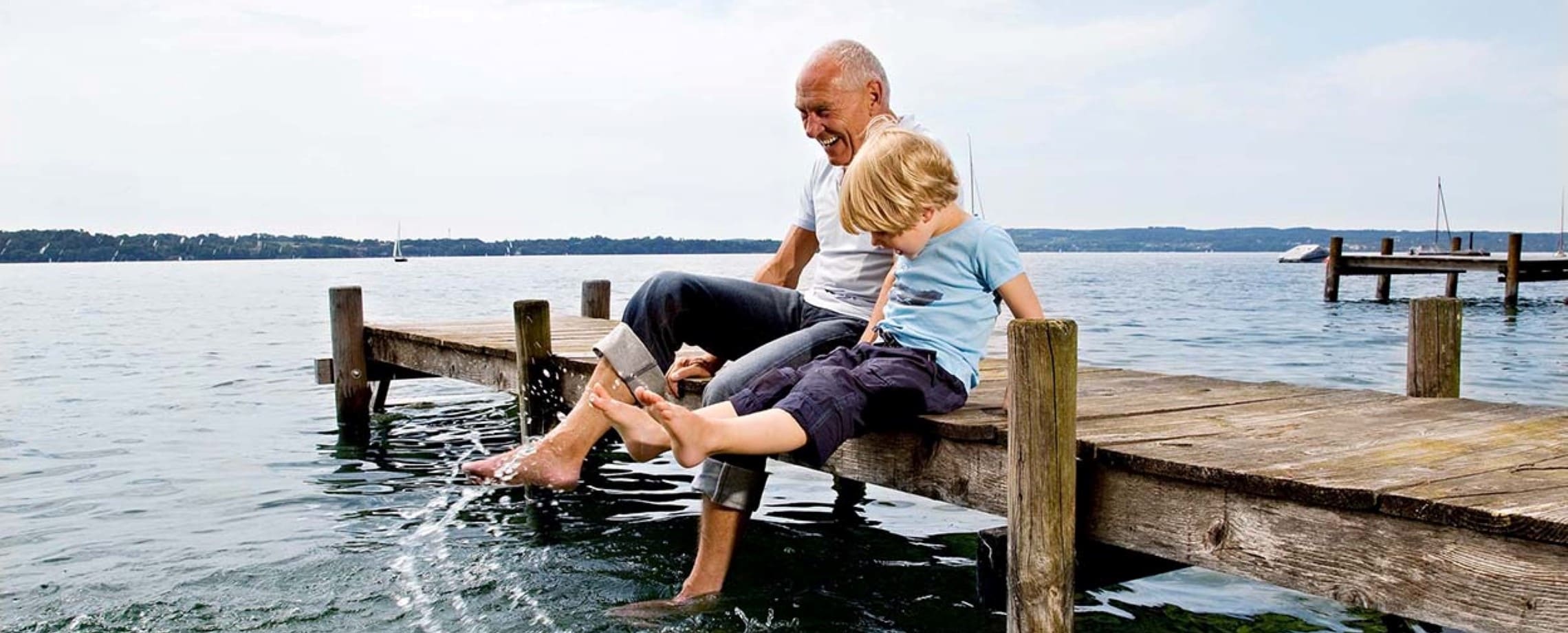 playing on a dock